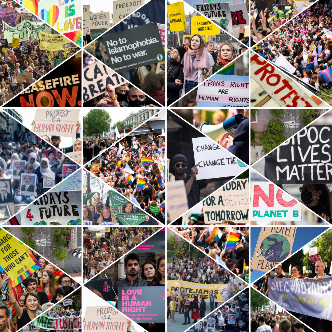 Retten til at protestere er under angreb i Europa